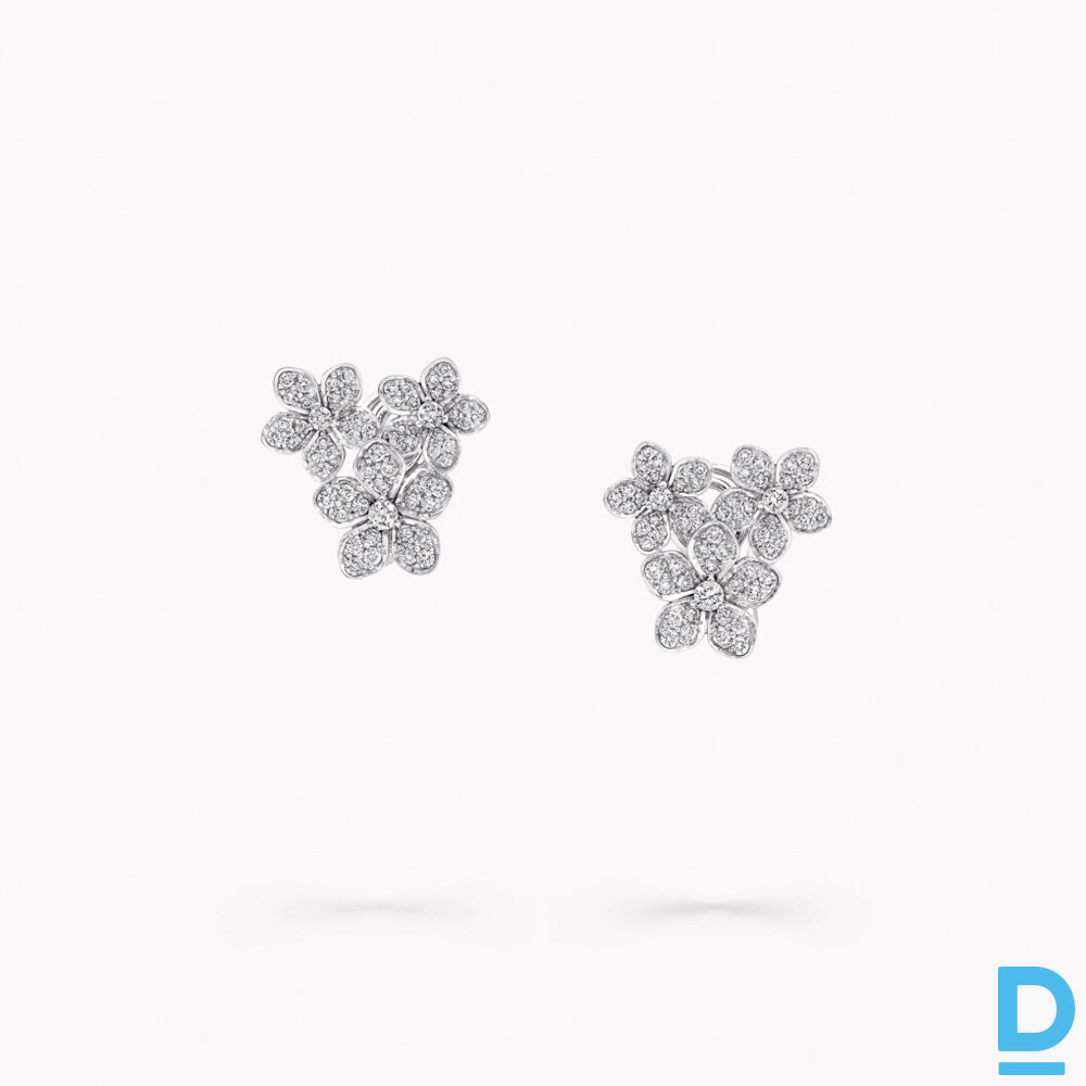 For sale Graff Wild Flower Diamond Cluster Stud Earrings | Ads Dalder.lv