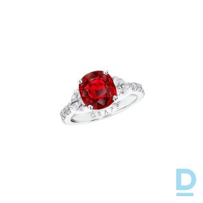 For sale Graff Promise Cushion Cut Ruby High Jewellery Ring | Ads Dalder.lv