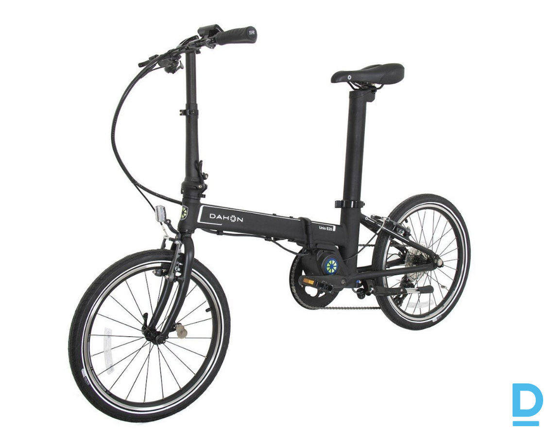 DAHON UNIO E20 Folding Electric Bike - Black 2023 | Ads Dalder.lv