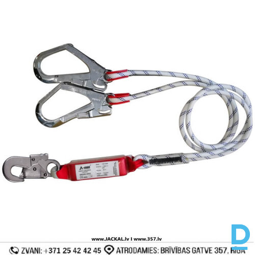 Safety Belt Rope with Two Large Hooks EAL10205 Safety Shock 200 cm ...